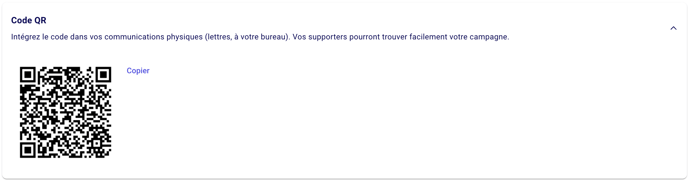 Où trouver mon code QR pour partager mon formulaire?